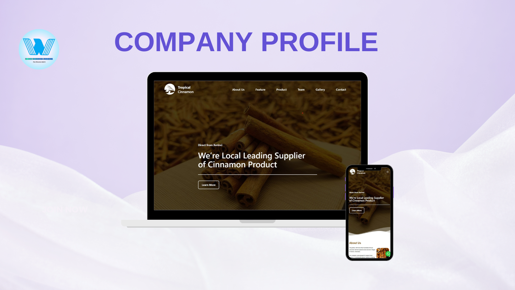 Website Company Profile Perusahaaan Bisnis - Web Media Jogja